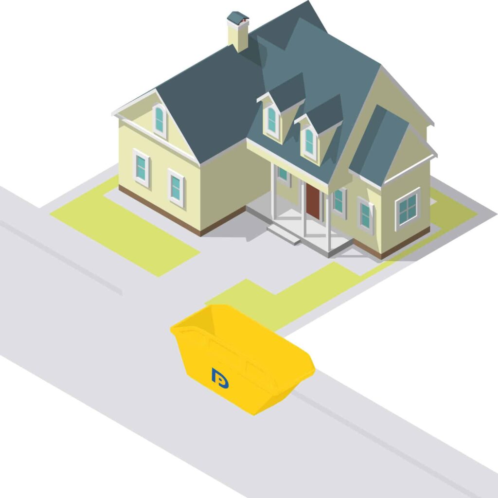 Book an 8 Yard Builders Skip with Drop Door - Stoke-on-Trent